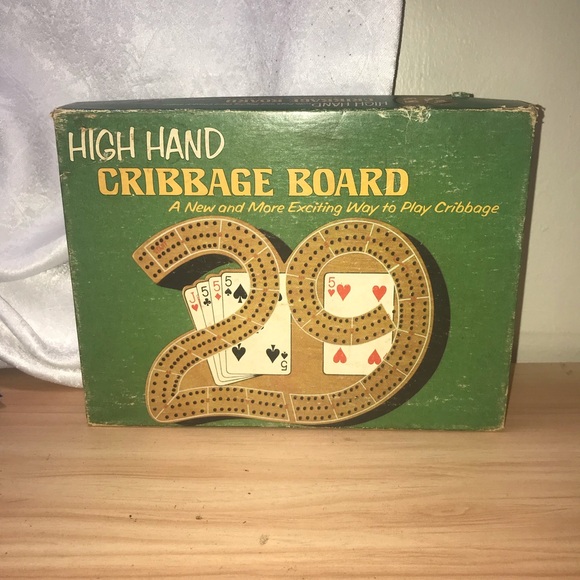 Pacific Game Co | Toys | Vintage High Hand 29 Cribbage Board By Pacific ...